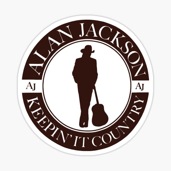 "Mens Alan Jackson Tour 2018 Cool Cool Jogging" Sticker for Sale by ...