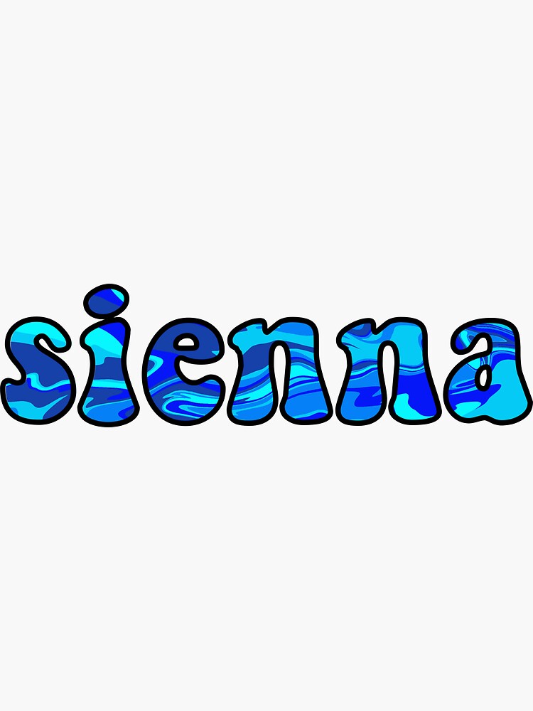 "Custom Sienna Design" Sticker for Sale by Kyrostickers | Redbubble