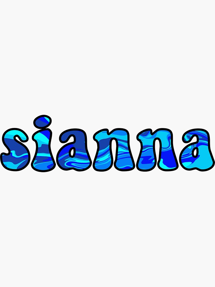 "Custom Sianna Design" Sticker for Sale by Kyrostickers | Redbubble