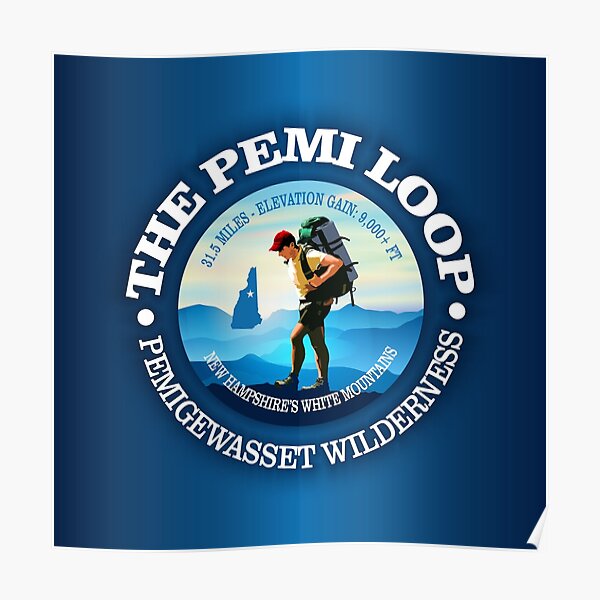 "The Pemi Loop (C)" Poster by curranmorgan | Redbubble