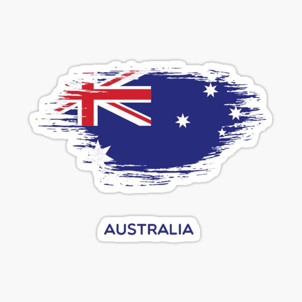 "AUSTRALIAN FLAG" Sticker for Sale by RepMyFlag | Redbubble
