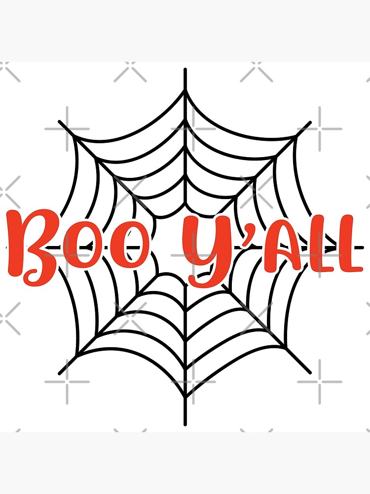 "Boo Y`All" Poster by GoodVibeDesign | Redbubble