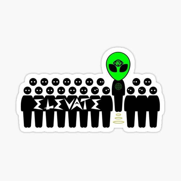 "ELEVATE" Sticker for Sale by jayladacreata | Redbubble