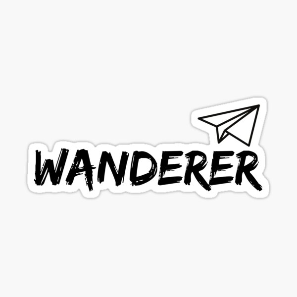 "Wanderer" Sticker for Sale by RDysigns | Redbubble