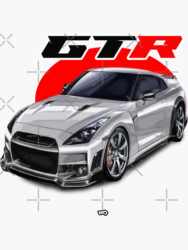 "R35" Sticker for Sale by CGDESIGN8 | Redbubble