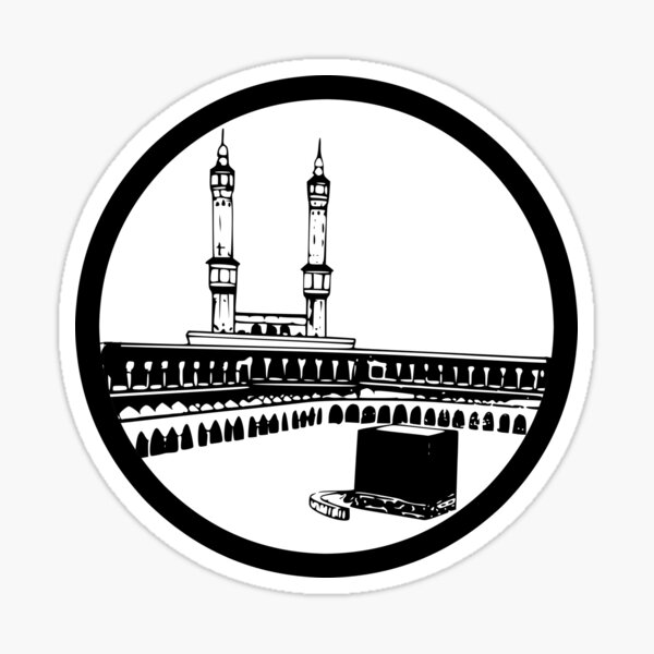 "Mecca Kaaba Masjidul Haram Makkah" Sticker by AmjadMA5 | Redbubble