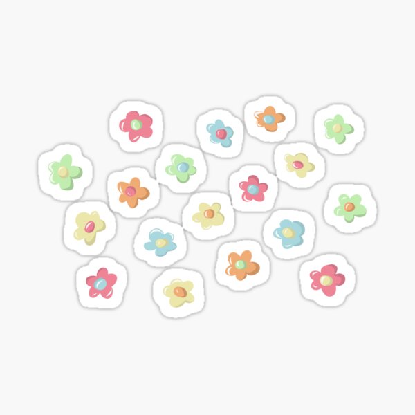 "Kidcore Aesthetic Flower Pack 18" Sticker for Sale by SaltaCreates ...