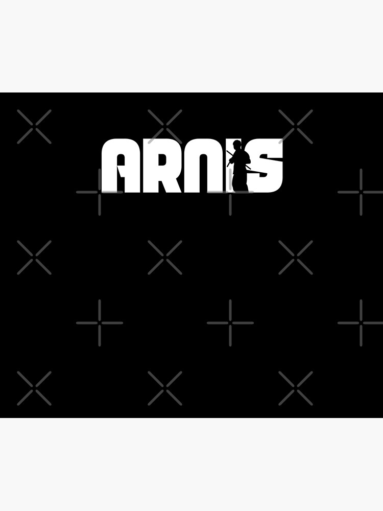 Couvre-lit « Arnis Silhouette Eskrima Kali Eskrima Bâtons Escrima FMA ...