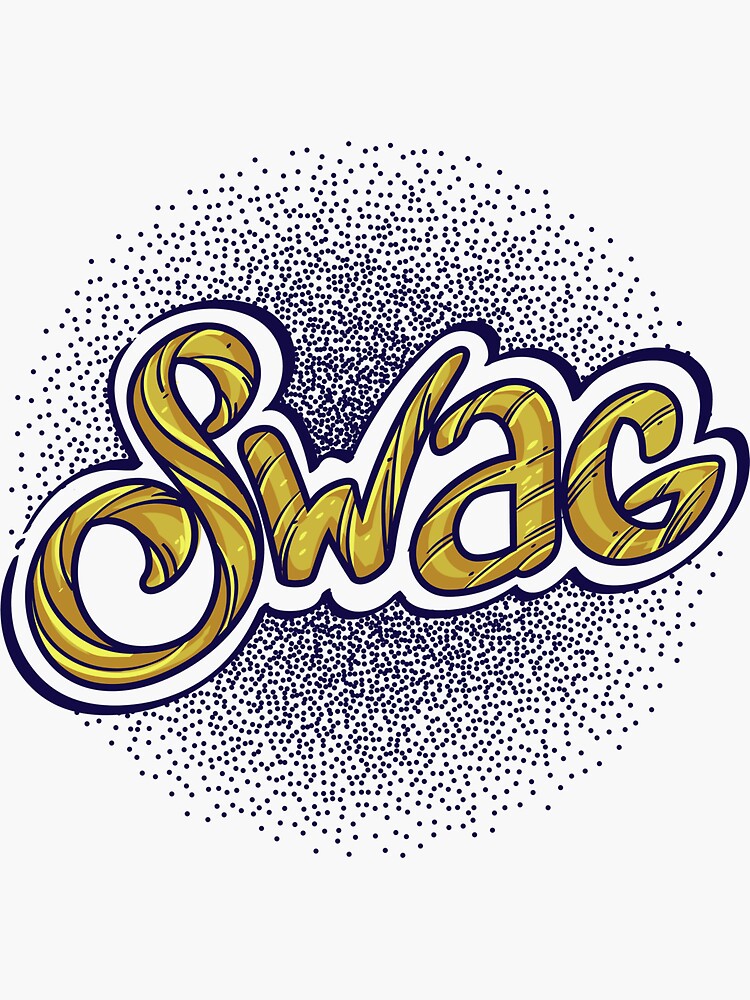 "Swag Bubble" Sticker for Sale by MisterGooseShop | Redbubble