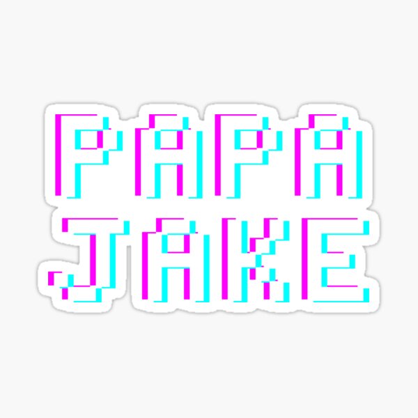 Papa Jake Stickers | Redbubble