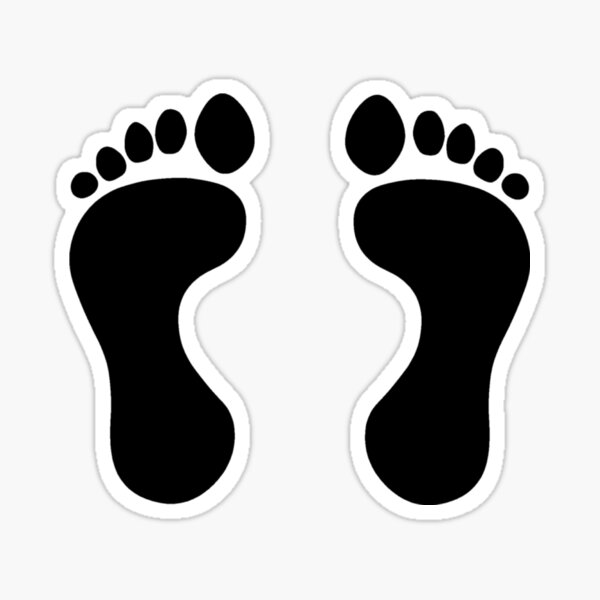 "Feet" Sticker for Sale by sweetsixty | Redbubble