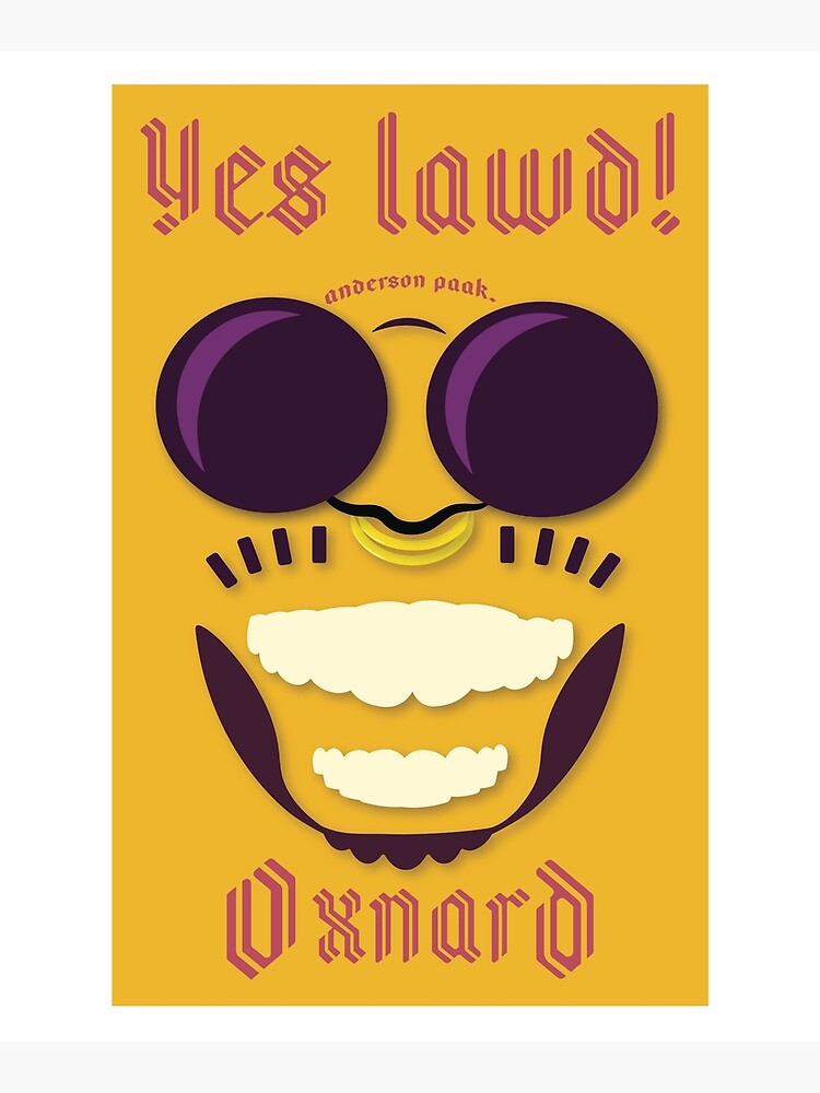 "Anderson Paak. Yes Lawd" Mounted Print by uhleeko | Redbubble
