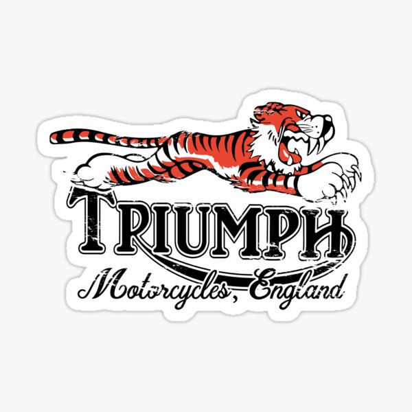 Triumph Tiger Stickers | Redbubble
