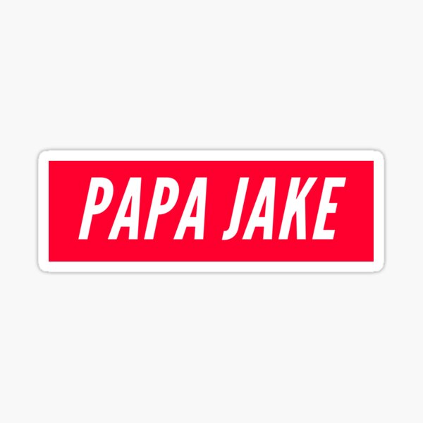 Papa Jake Stickers | Redbubble