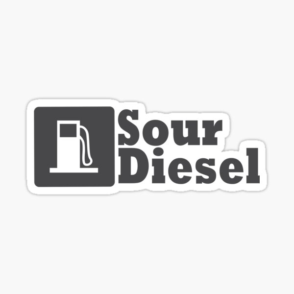 "Sour Diesel" Sticker for Sale by SierraDynamic | Redbubble