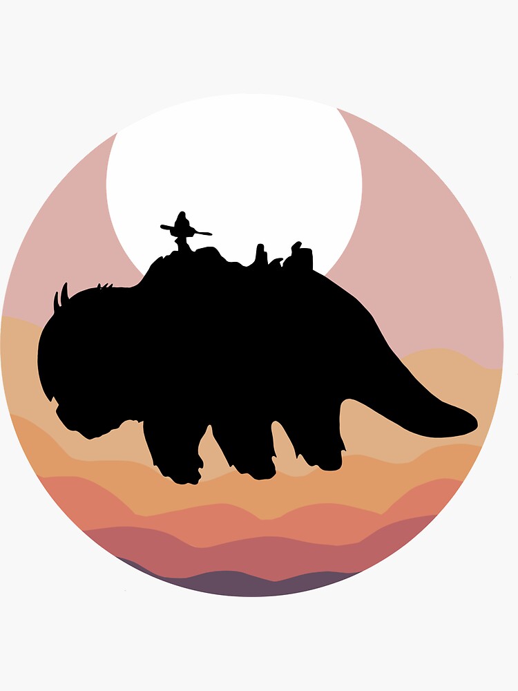 "Avatar the Last Airbender Appa Sticker" Sticker for Sale by ...