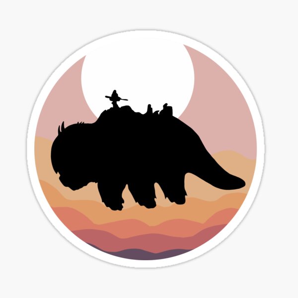"Avatar the Last Airbender Appa Sticker" Sticker for Sale by ...