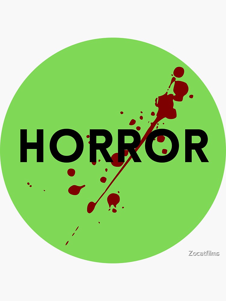 "Horror VHS" Sticker for Sale by Zocatfilms | Redbubble