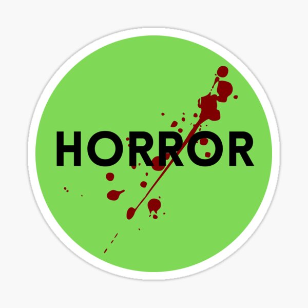 "Horror VHS" Sticker for Sale by Zocatfilms | Redbubble