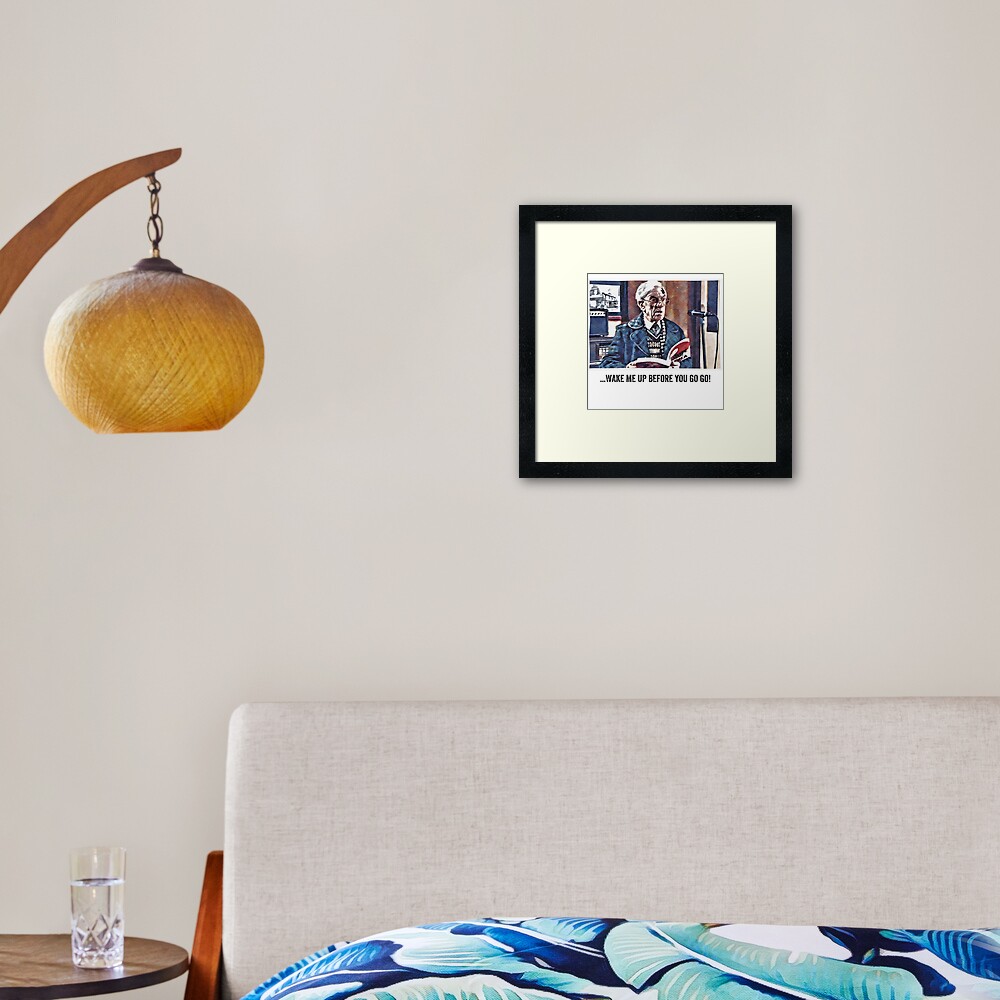 "Willie McIntosh quiz master " Framed Art Print for Sale by ...