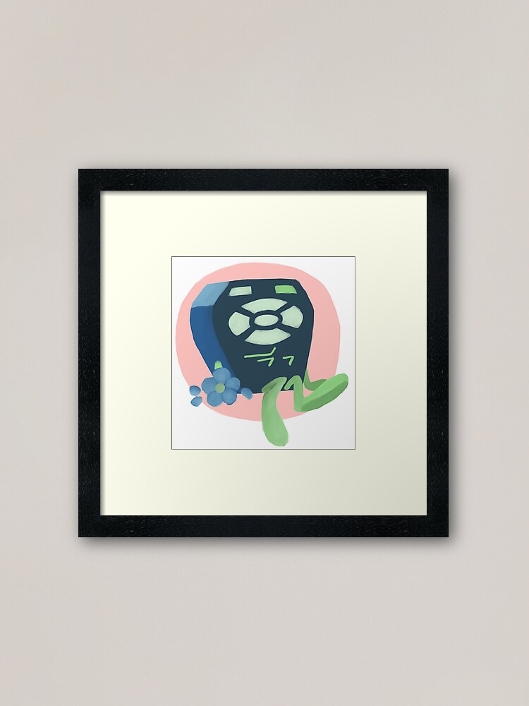 "remote | bfb" Framed Art Print for Sale by Quite-a-cube | Redbubble