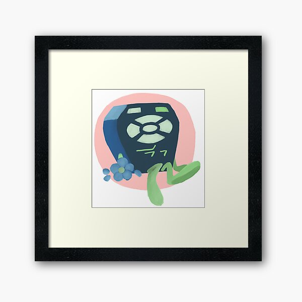 "remote | bfb" Framed Art Print for Sale by Quite-a-cube | Redbubble