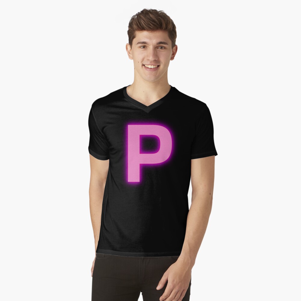"Letter P Pink Neon Lights" Sticker for Sale by m95sim | Redbubble