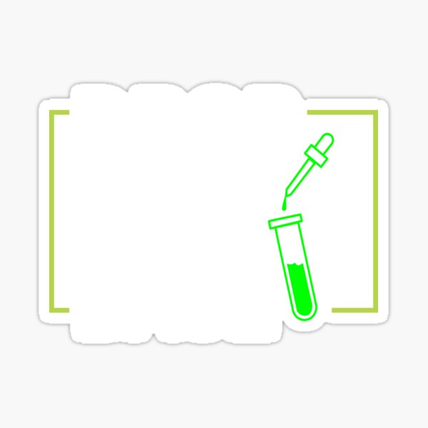 "Chemical Engineer Chemist Science Nerd Drop The Base" Sticker by FY83 ...