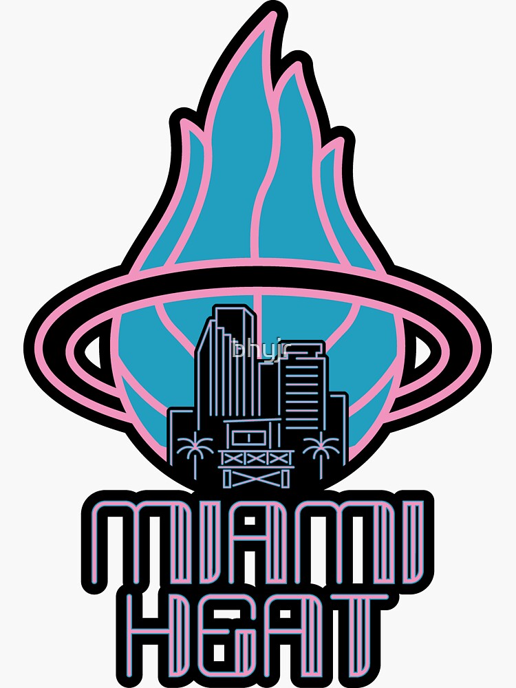 "Miami vice" Sticker by bhyjr | Redbubble