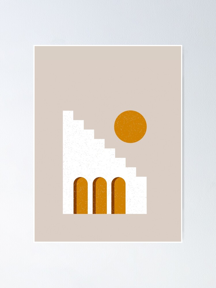 "Ancient Roman Ruins Minimal Minimalist Architecture Landscape Motif ...