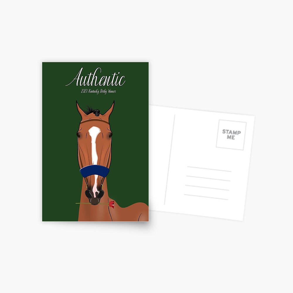 "Authentic Kentucky Derby" Postcard for Sale by notaclaimer | Redbubble