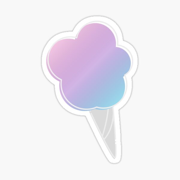 "Pastel Candy Floss" Sticker by OrenjiDesign | Redbubble