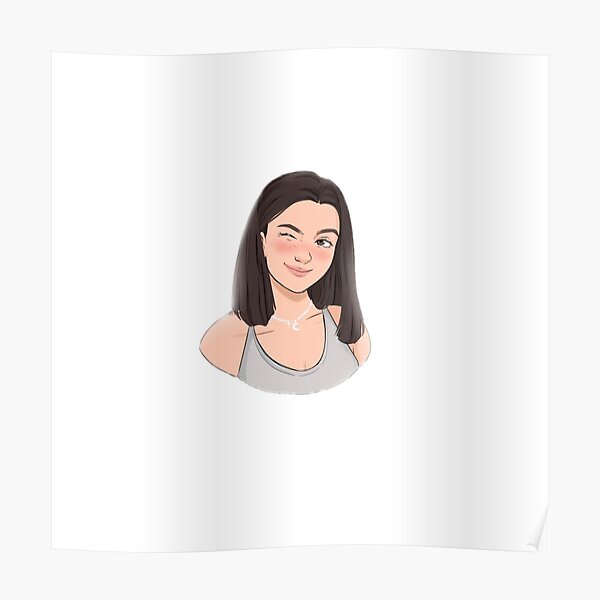 "Cartoon Charli♡︎?" Poster by Izzysshop | Redbubble