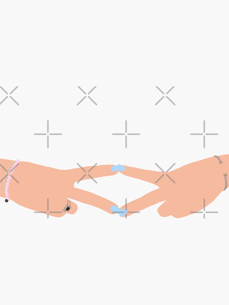 "Alpha Delta Pi Hand Sign" Sticker for Sale by closofly | Redbubble