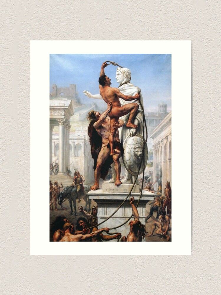 "The Sack of Rome in 410 by the Vandals (1890) by Joseph-Noël Sylvestre ...