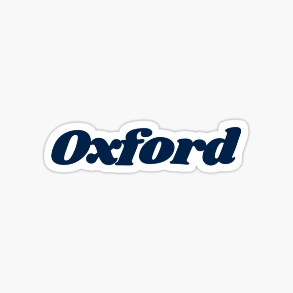 "University of Oxford - Oxford Sticker" Sticker for Sale by mecprints ...