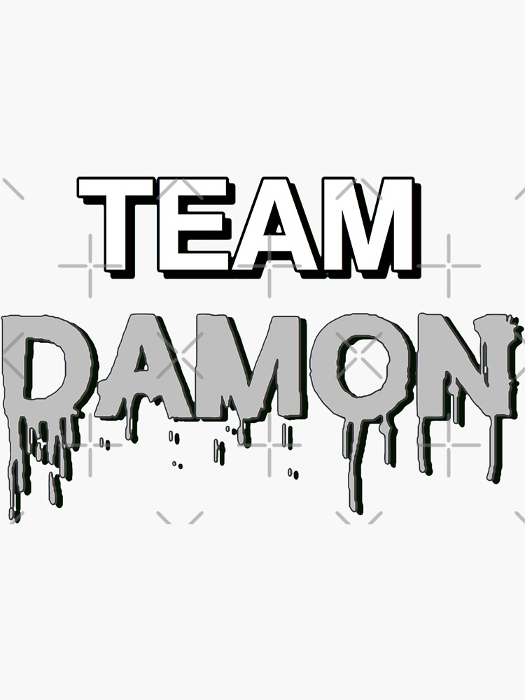 "Team Damon" Sticker by derrymerch | Redbubble