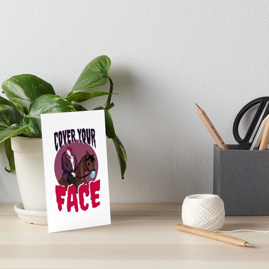 "Cover Your Face" Art Board Print for Sale by erosedigital | Redbubble