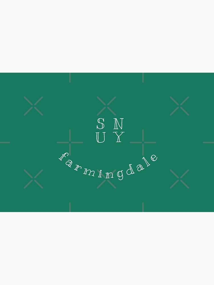 "Suny Farmingdale Smiley" Sticker by charislaw | Redbubble