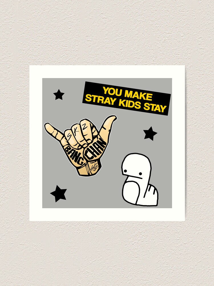 "BANGCHAN Stray Kids Chan Doodle Aussie Shaka QUOTE [BUY MEDIUM OR ...