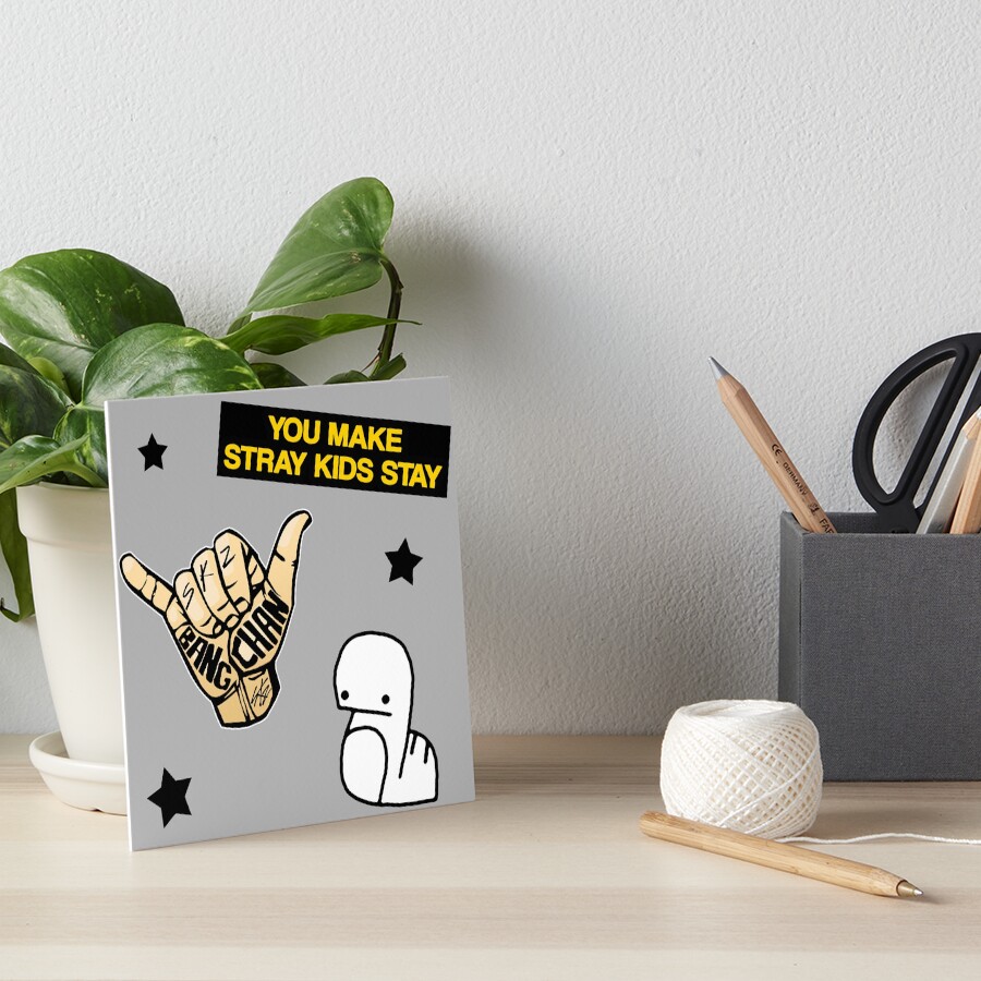 "BANGCHAN Stray Kids Chan Doodle Aussie Shaka QUOTE [BUY MEDIUM OR ...