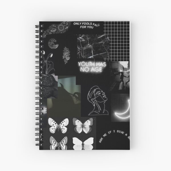 "black aesthetic collage" Journal for Sale by morgananjos | Redbubble