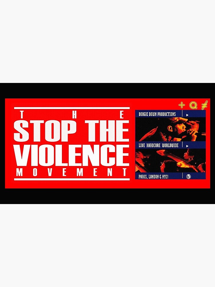 "the stop violence movement" Poster for Sale by radicalybro | Redbubble