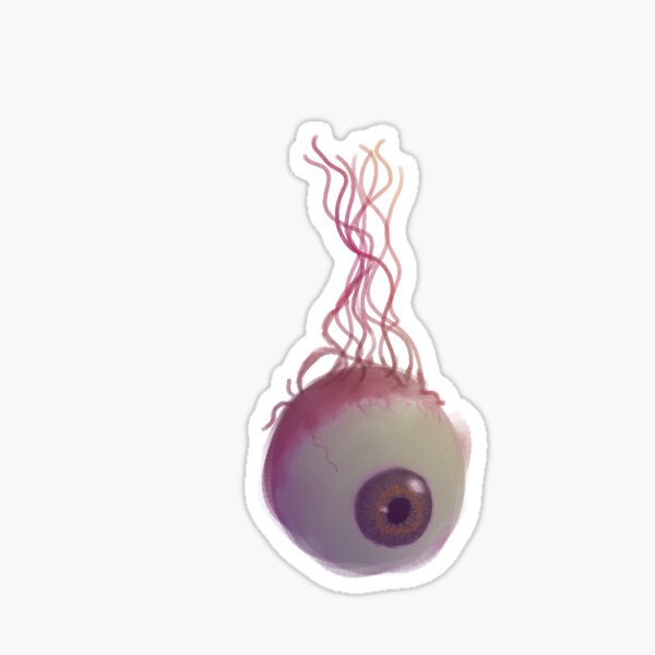 "Eyeball " Sticker for Sale by allezphine | Redbubble
