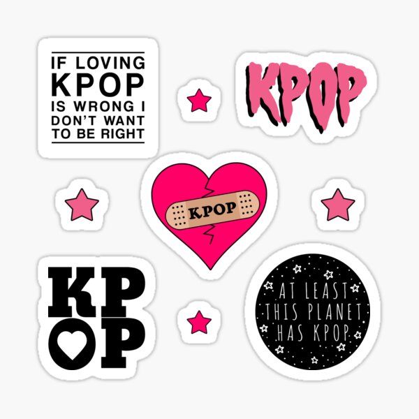 "KPOP FAN Collage Memes Quote CUTE Pink Pack [BUY MEDIUM OR LARGER FOR ...