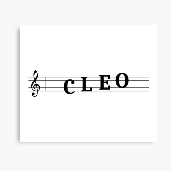Cleo Name Canvas Prints | Redbubble