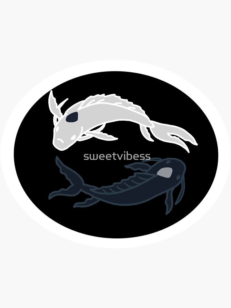 "Avatar the Last Airbender spirit fish design" Sticker by sweetvibess ...