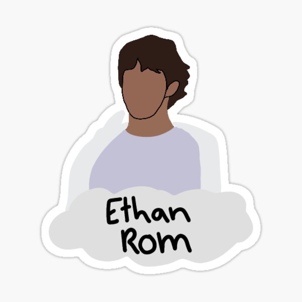 "Ethan Rom" Sticker for Sale by Laurenslounge | Redbubble