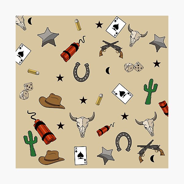 "Old west icons" Photographic Print for Sale by jeastphoto | Redbubble