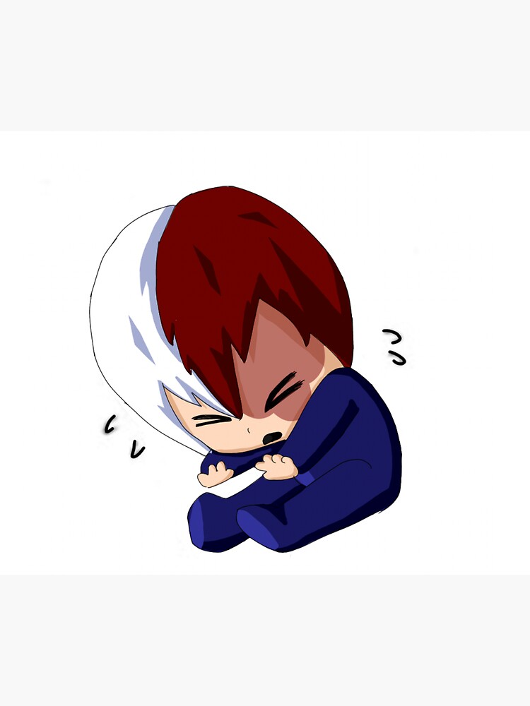 "Chibi Todoroki" Sticker by athenaspalette | Redbubble
